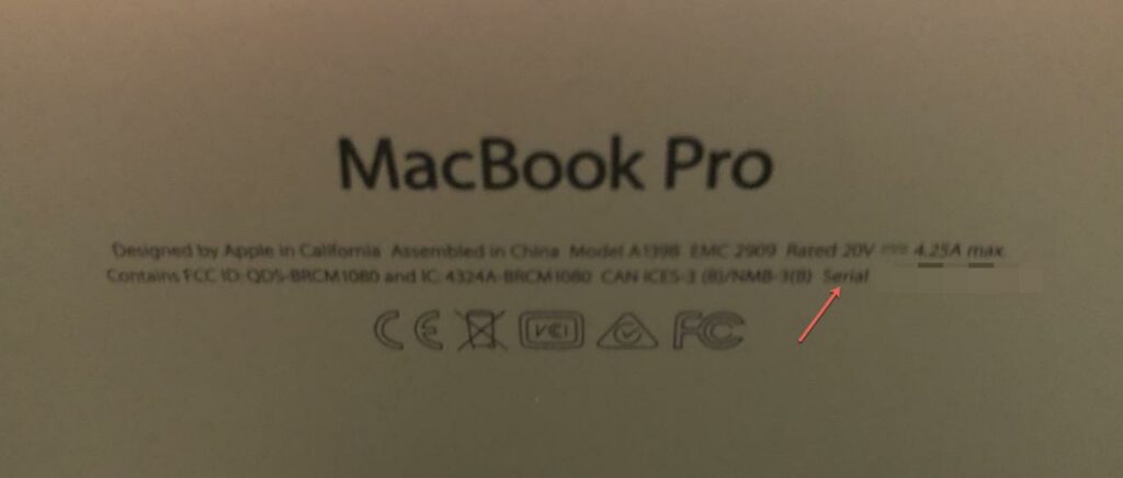 Bottom-of-MacBook-Pro-Serial-Number-2 | Apple